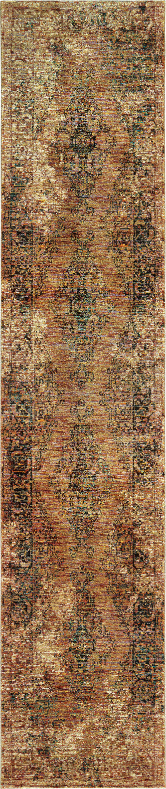 Oriental Weavers Andorra 6845D Gold/ Brown Area Rug – Incredible Rugs ...