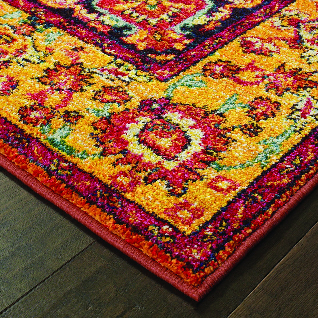 Oriental Weavers Bohemian 3339Y Orange/ Yellow Area Rug – Incredible ...