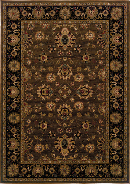 Oriental Weavers Cambridge 530N2 Brown/Black Area Rug – Incredible Rugs ...