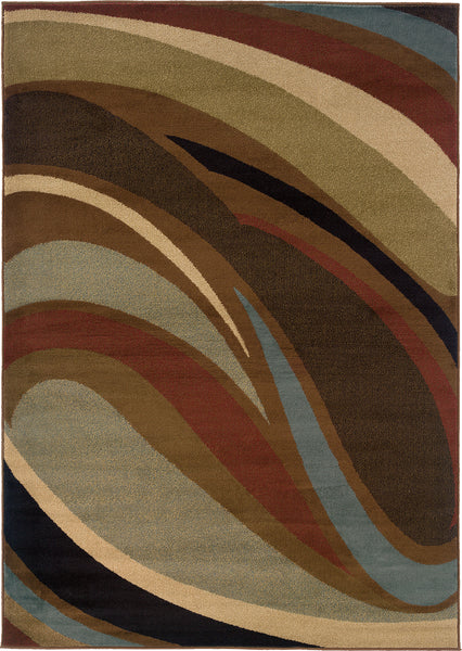 Oriental Weavers Hudson 2666F Brown/Brown Area Rug – Incredible Rugs ...