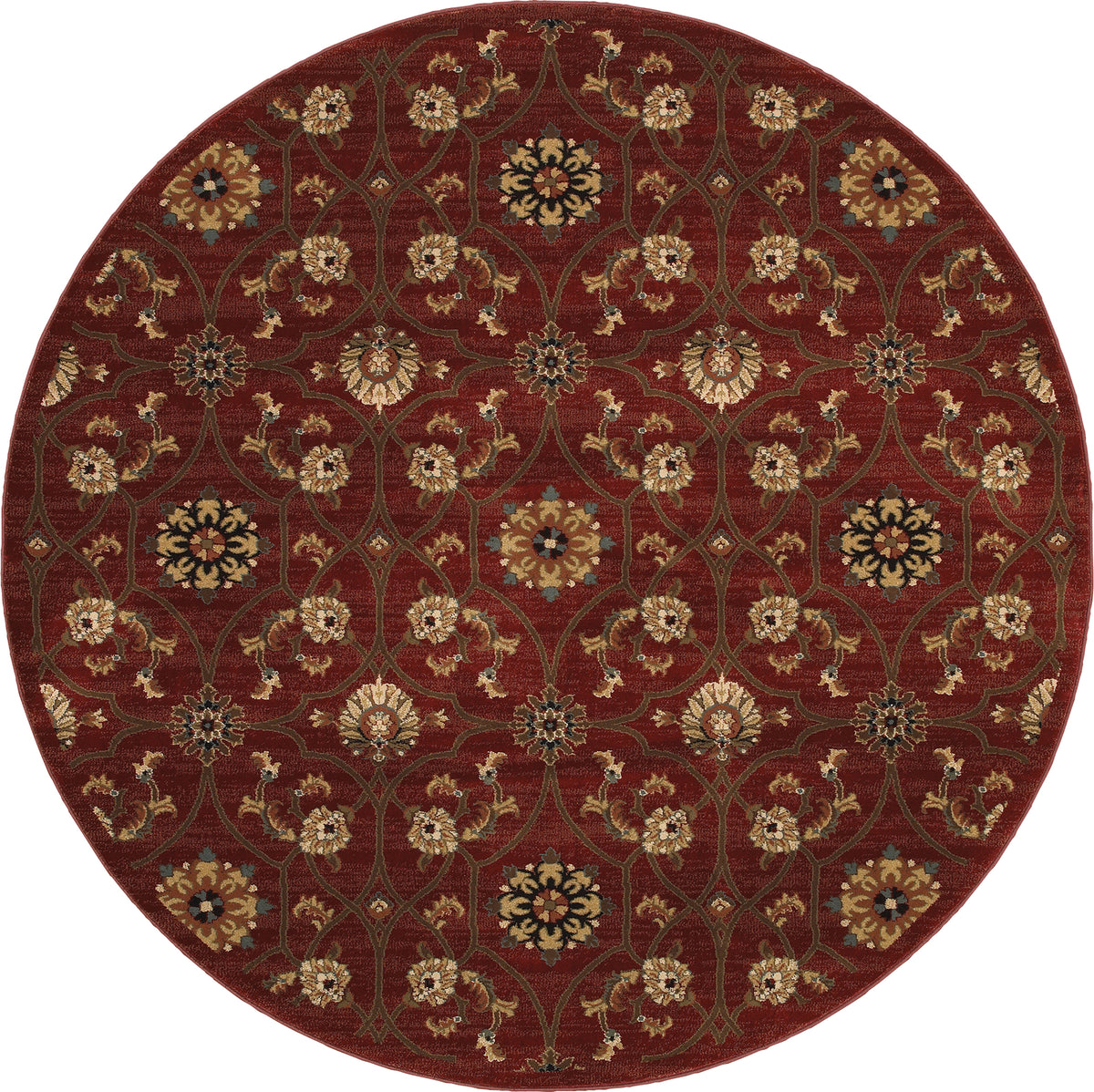 Oriental Weavers Hudson 3299A Red/Brown Area Rug – Incredible Rugs and ...