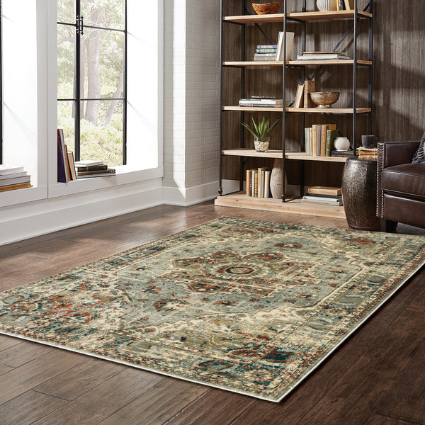 Oriental Weavers Juliette 205E3 Grey/Rust Area Rug – Incredible Rugs ...