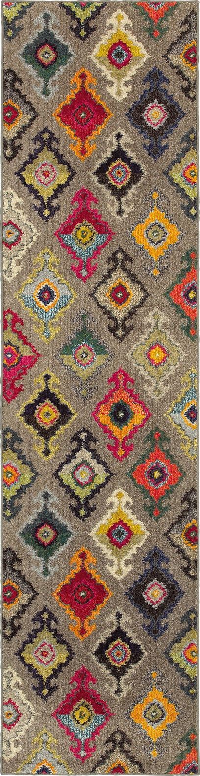 Oriental Weavers Kaleidoscope 5990E Grey/Multi Area Rug – Incredible ...