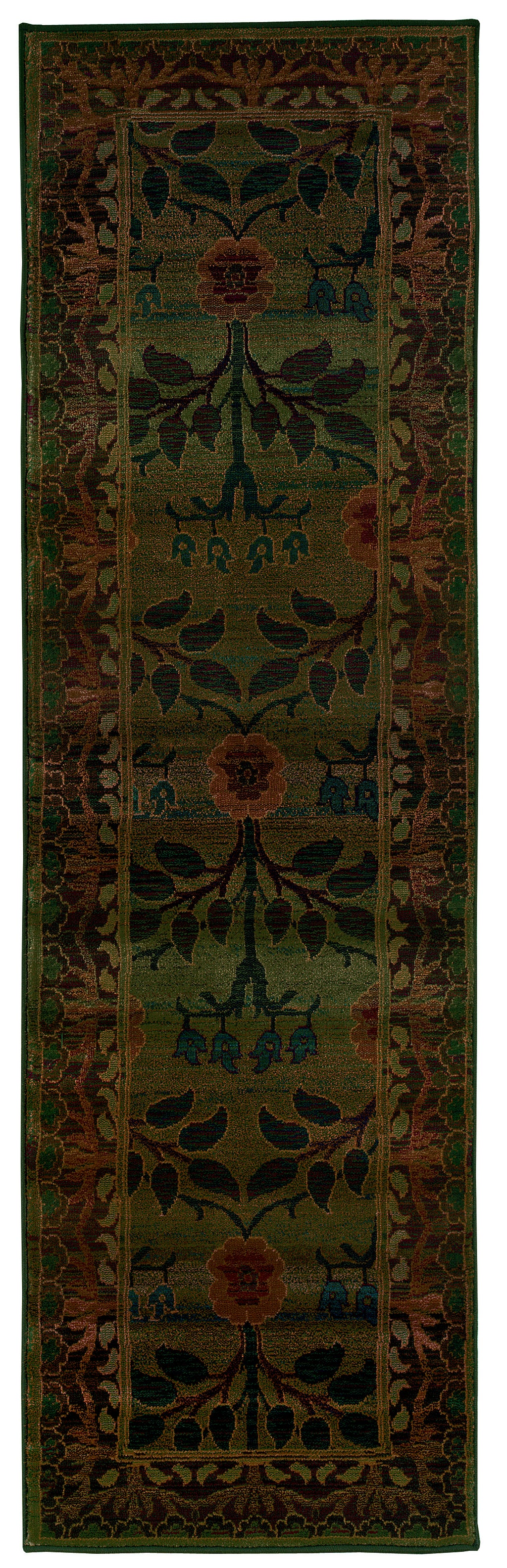 Oriental Weavers Kharma 450G4 Green/Brown Area Rug – Incredible Rugs ...
