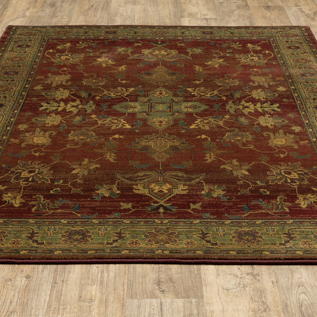 Oriental Weavers Kharma 836C4 Red/Green Area Rug – Incredible Rugs and ...