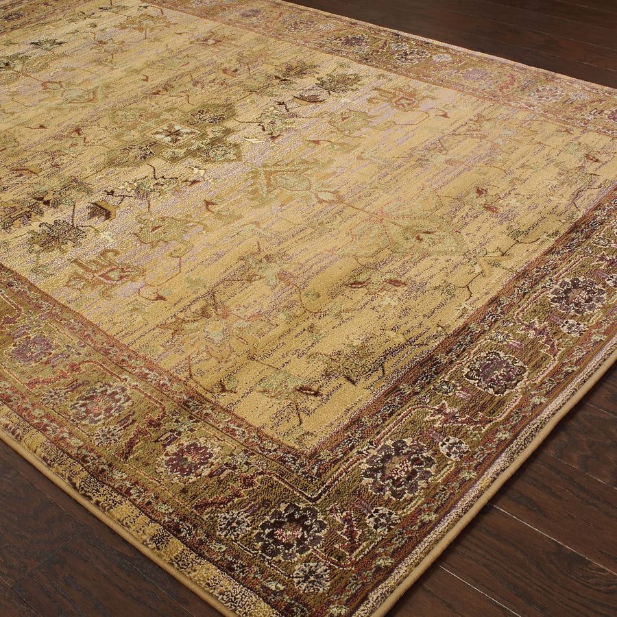 Oriental Weavers Kharma 836Y1 Beige/Green Area Rug – Incredible Rugs ...