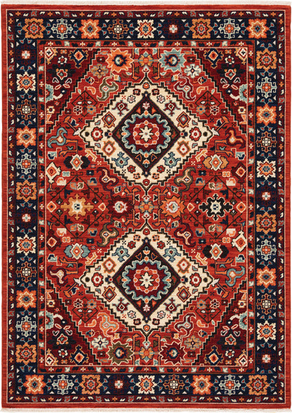 Oriental Weavers Lilihan 2061V Red/Blue Area Rug – Incredible Rugs and ...