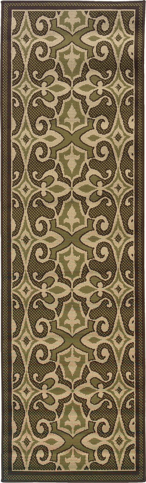 Oriental Weavers Montego 2335G Green/Ivory Area Rug – Incredible Rugs ...