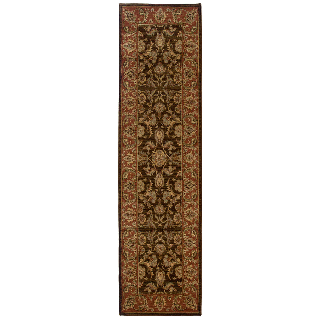 Oriental Weavers Nadira 042A2 Brown/Rust Area Rug – Incredible Rugs and ...
