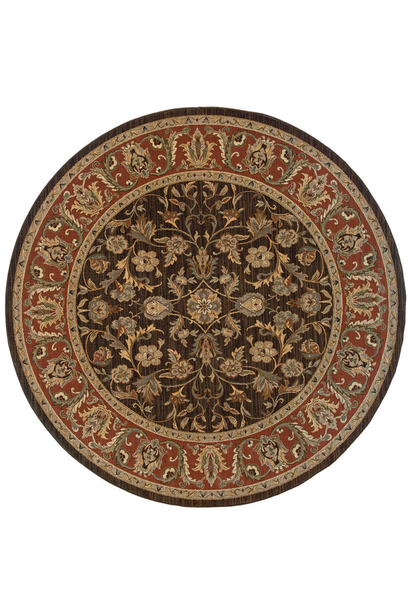 Oriental Weavers Nadira 042A2 Brown/Rust Area Rug – Incredible Rugs and ...