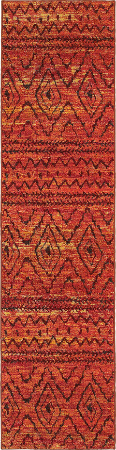 Oriental Weavers Nomad 8122O Orange/Red Area Rug – Incredible Rugs and ...