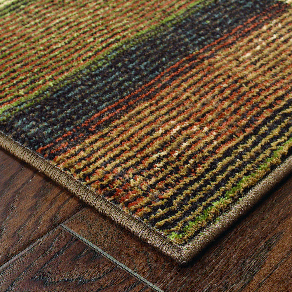 Oriental Weavers Parker 5589A Brown/Rust Area Rug – Incredible Rugs and ...