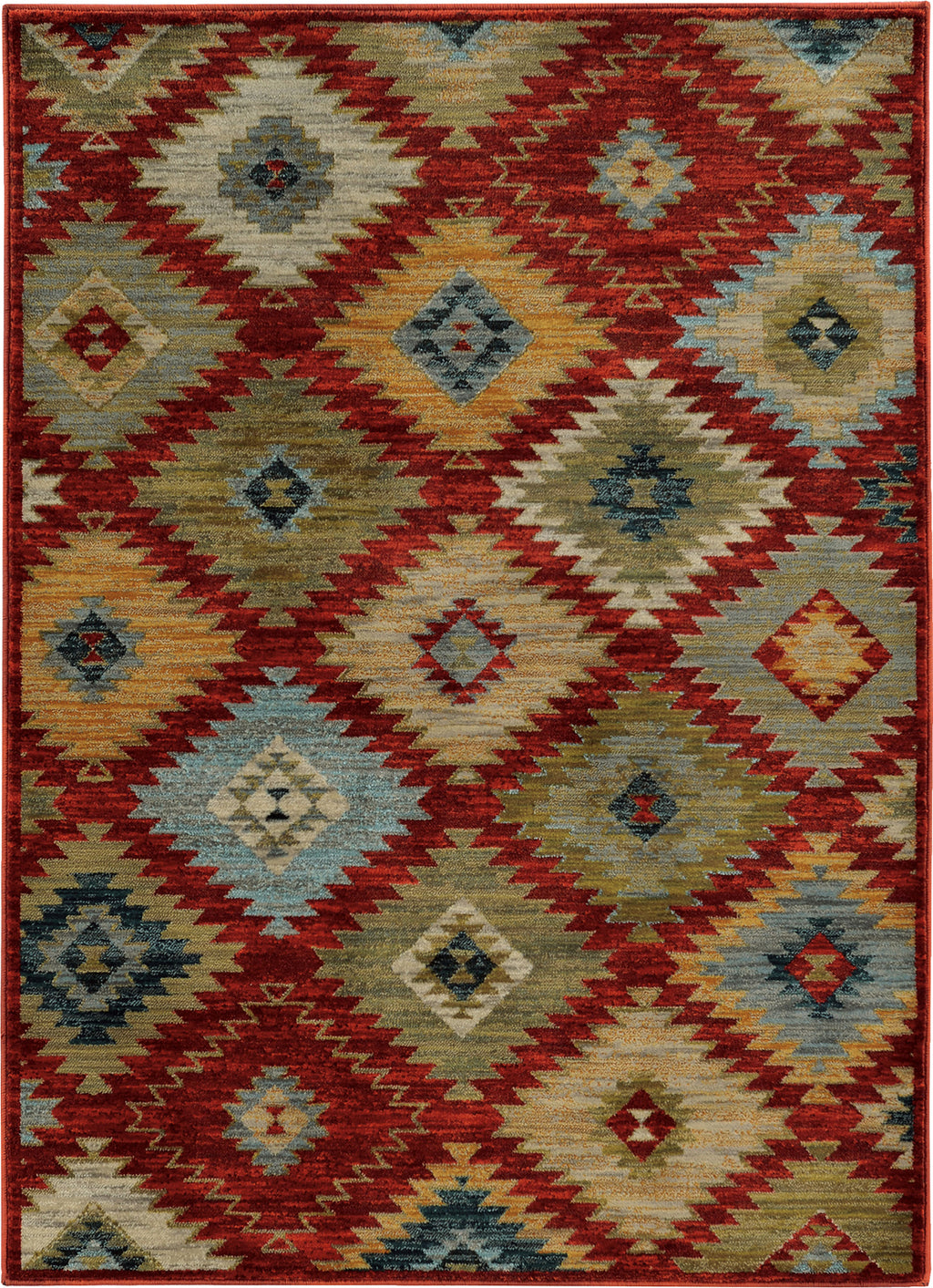 Oriental Weavers Sedona 5936D Red/Multi Area Rug – Incredible Rugs and ...