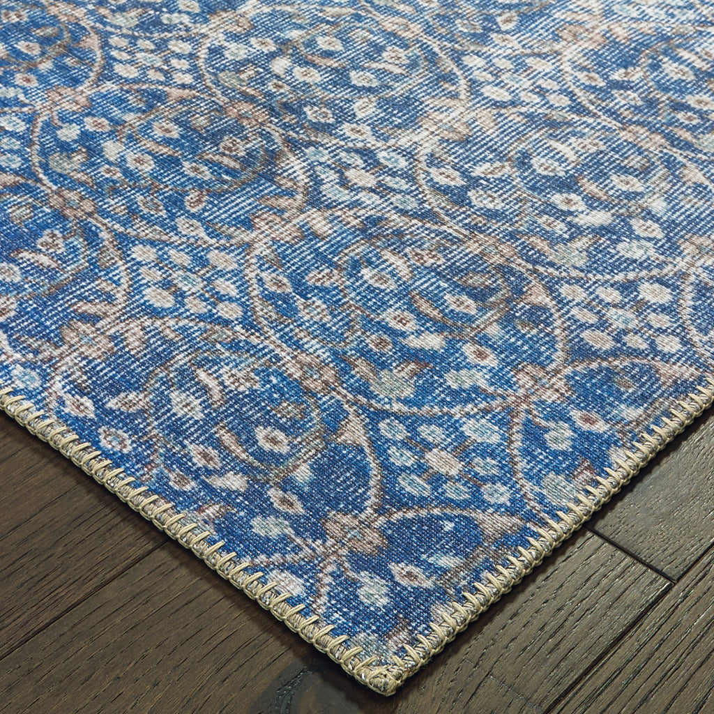 Oriental Weavers Sofia 85815 Blue Brown Area Rug – Incredible Rugs and ...