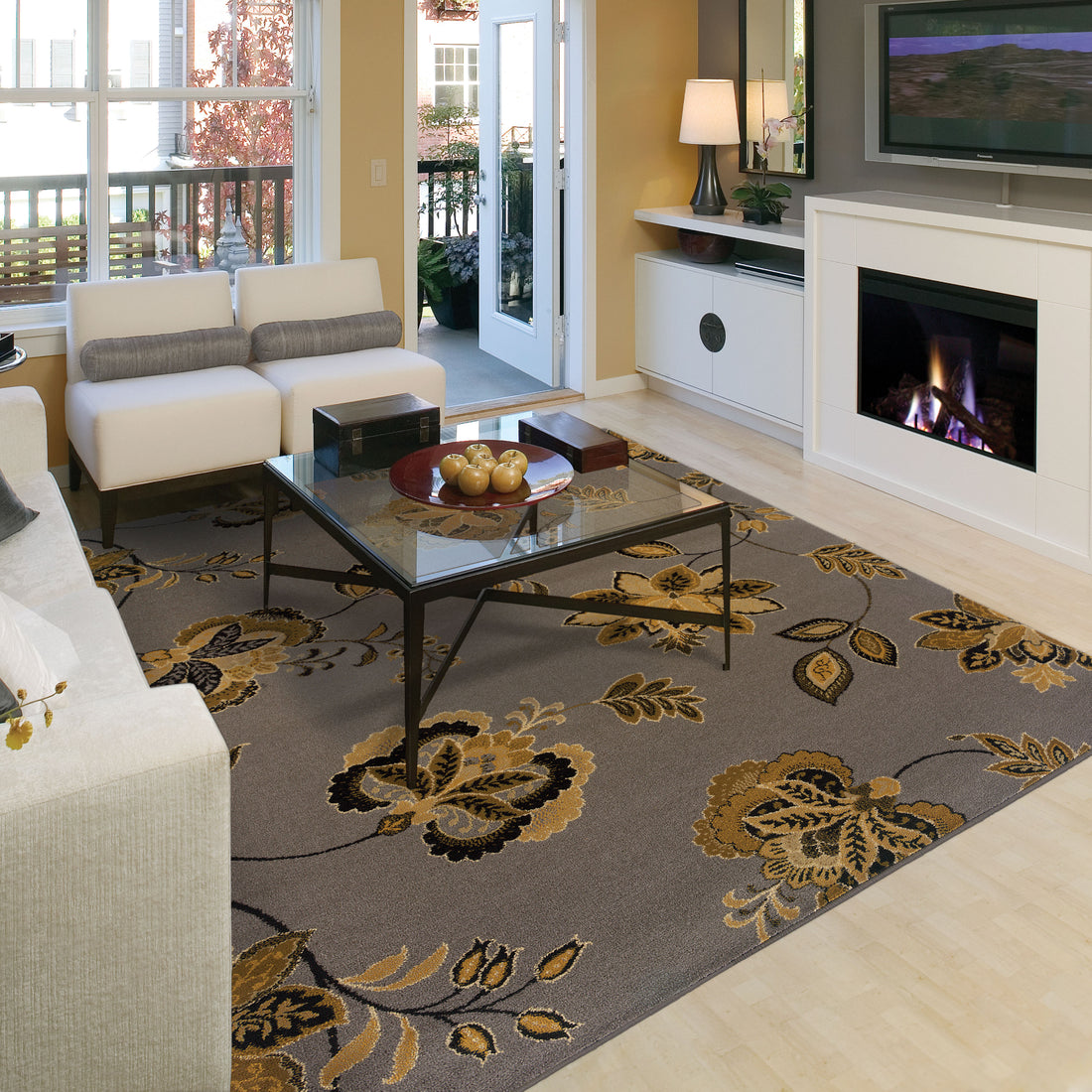 Oriental Weavers Stella 3214A Grey/Gold Area Rug – Incredible Rugs and ...