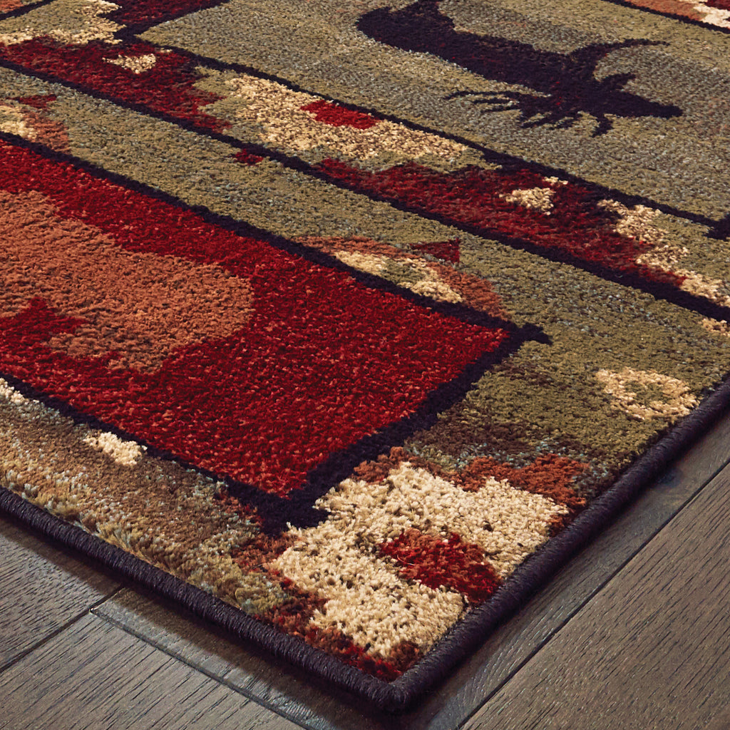 Oriental Weavers Woodlands 9601D Brown Rust Area Rug – Incredible Rugs ...