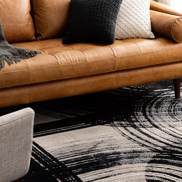Karastan Rendition by Stacy Garcia Home Orion Obsidian Area Rug ...