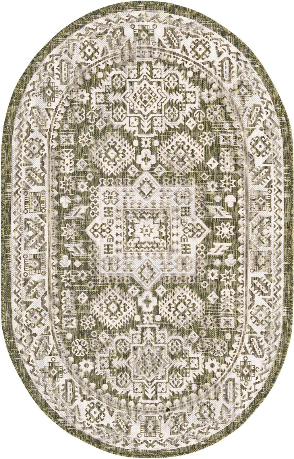 Unique Loom Outdoor Aztec T-KZOD17 Green Area Rug – Incredible Rugs and ...