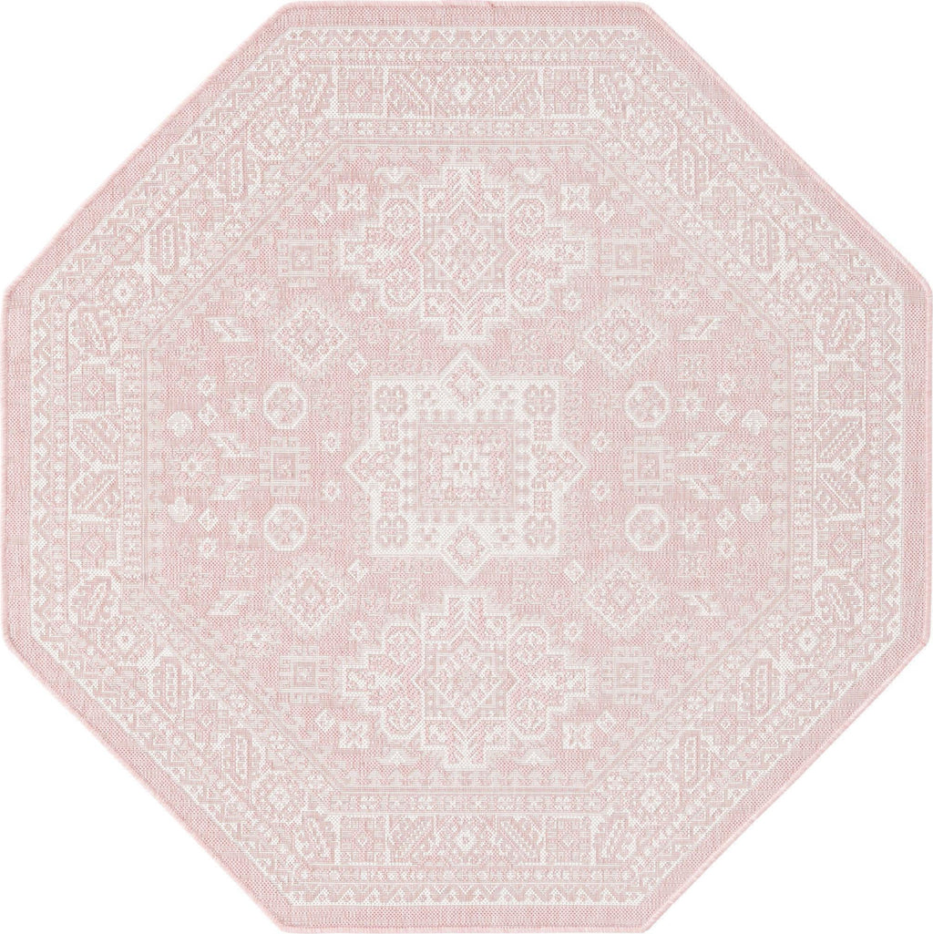 Unique Loom Outdoor Aztec T-KZOD17 Pink Area Rug – Incredible Rugs and ...