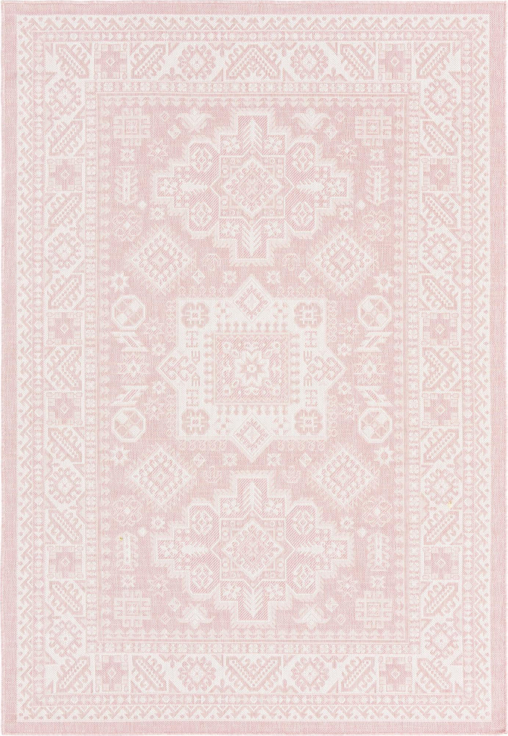Unique Loom Outdoor Aztec T-KZOD17 Pink Area Rug – Incredible Rugs and ...