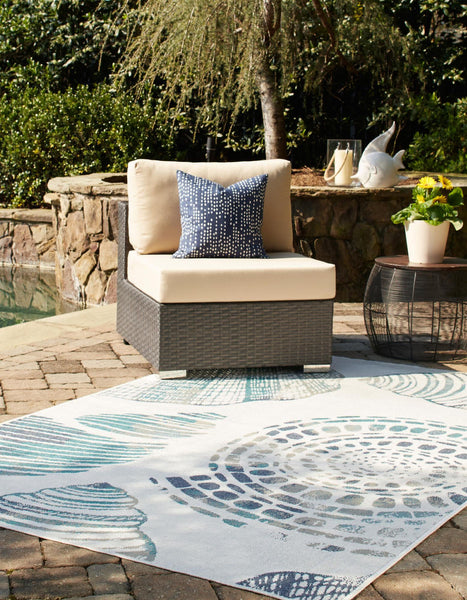 Unique Loom Outdoor Coastal OWE-CSTL8 Ivory Area Rug – Incredible Rugs ...