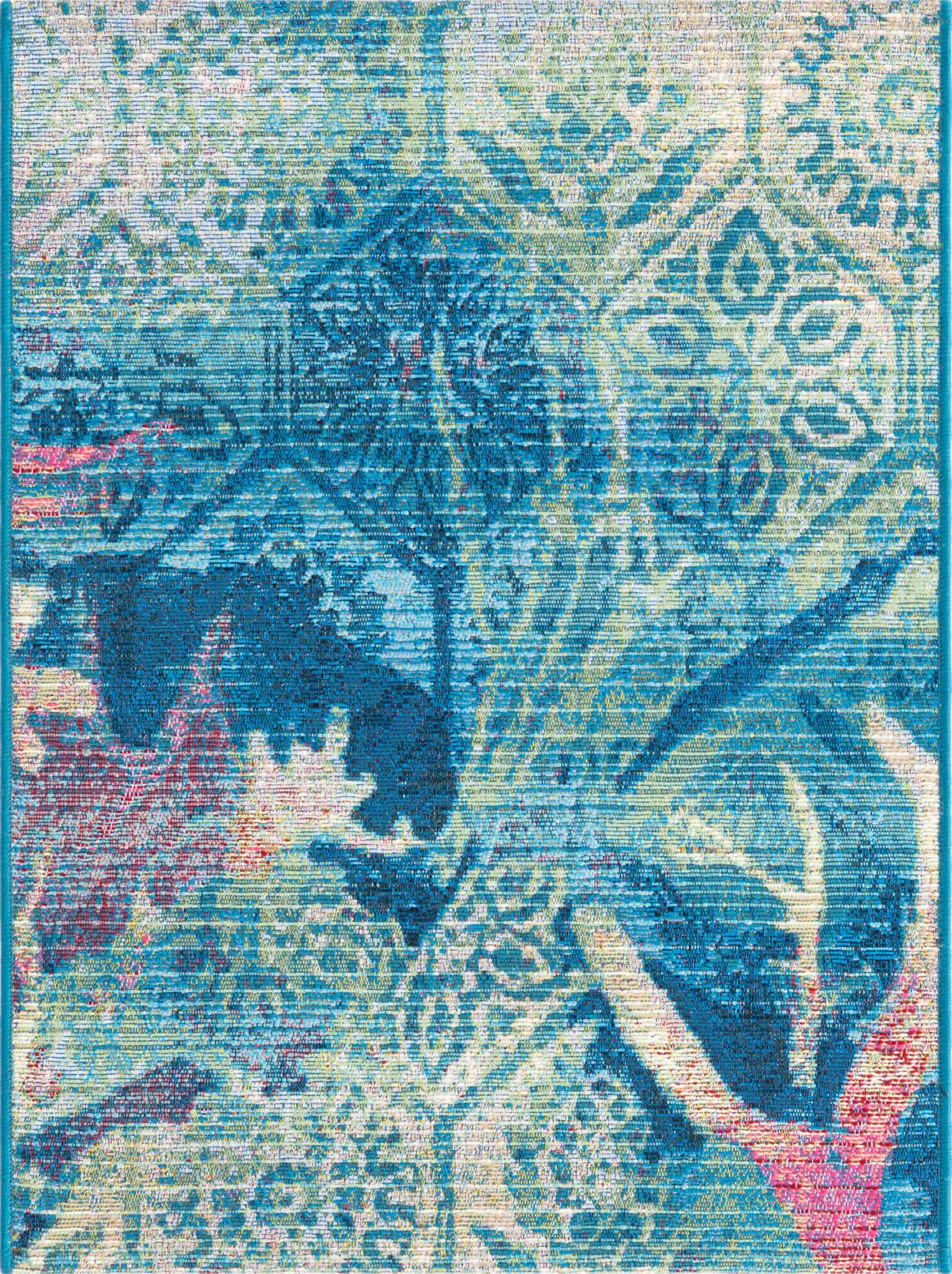 Unique Loom Outdoor Coastal OWE-EDEN-40 Multi Area Rug – Incredible ...