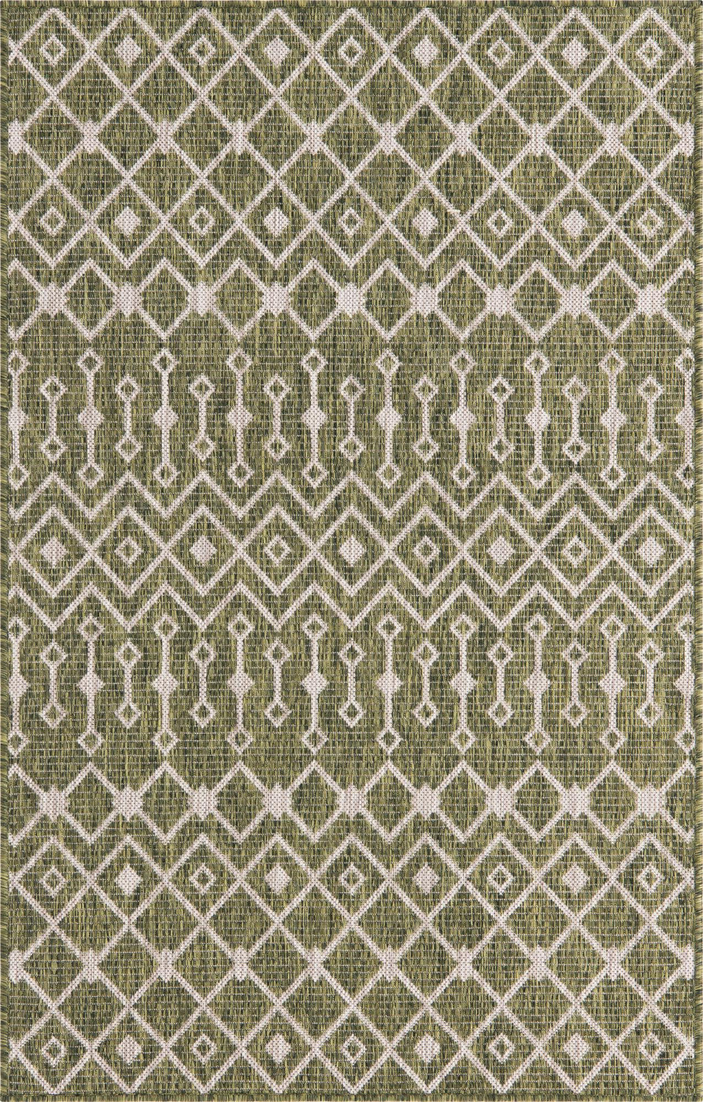 Unique Loom Outdoor Trellis T-KZOD10 Green Area Rug – Incredible Rugs ...