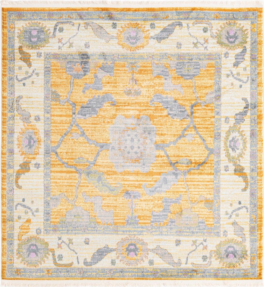 Unique Loom Paragon T-PRGN1 Yellow Area Rug – Incredible Rugs and Decor