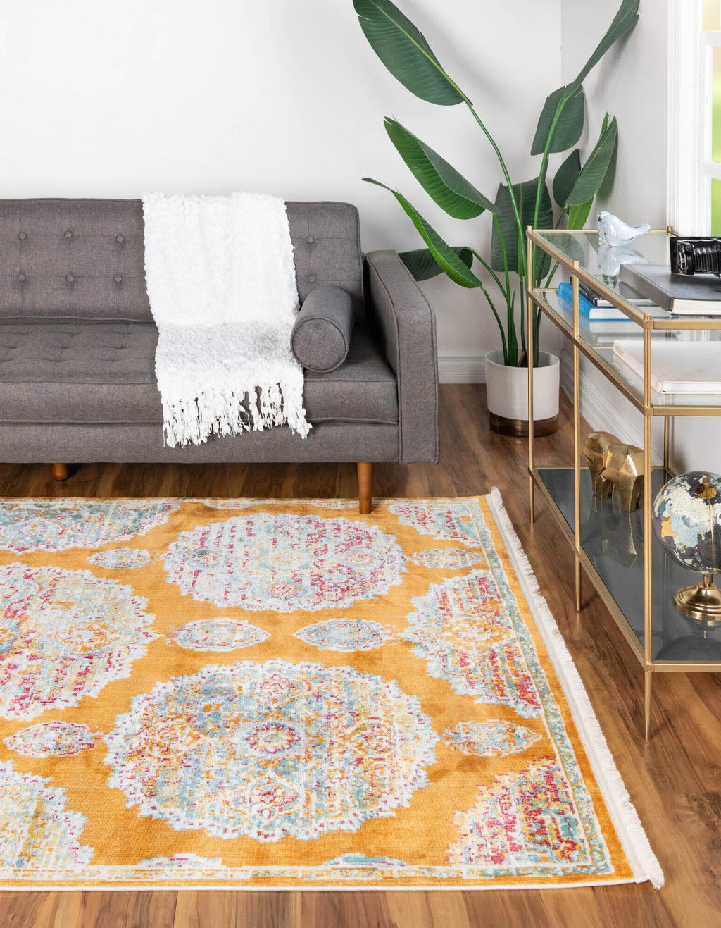 Unique Loom Paragon T-PRGN9 Orange Area Rug – Incredible Rugs and Decor