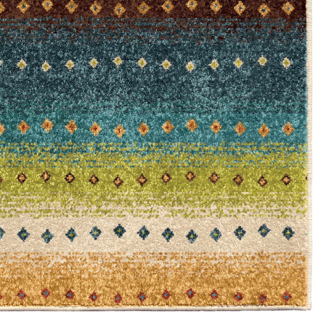 Orian Rugs Promise Sable Stripes Multi Area Rug – Incredible Rugs and Decor