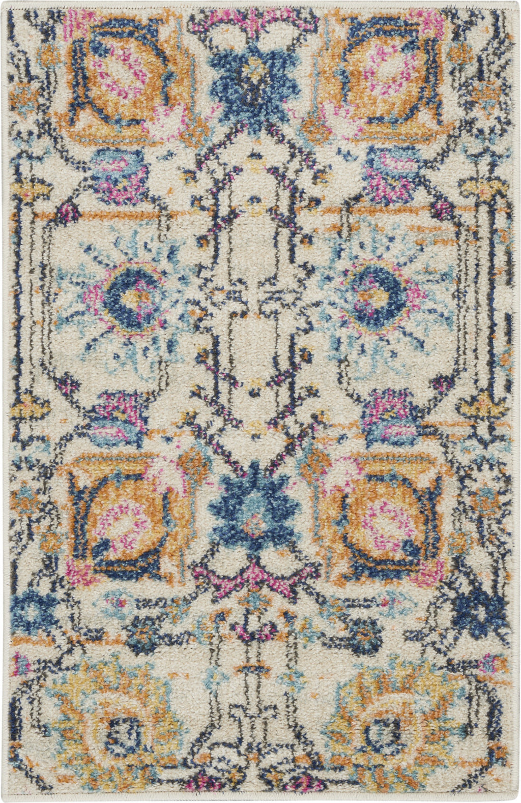 Nourison Passion PSN01 Ivory/Multi Area Rug – Incredible Rugs and Decor