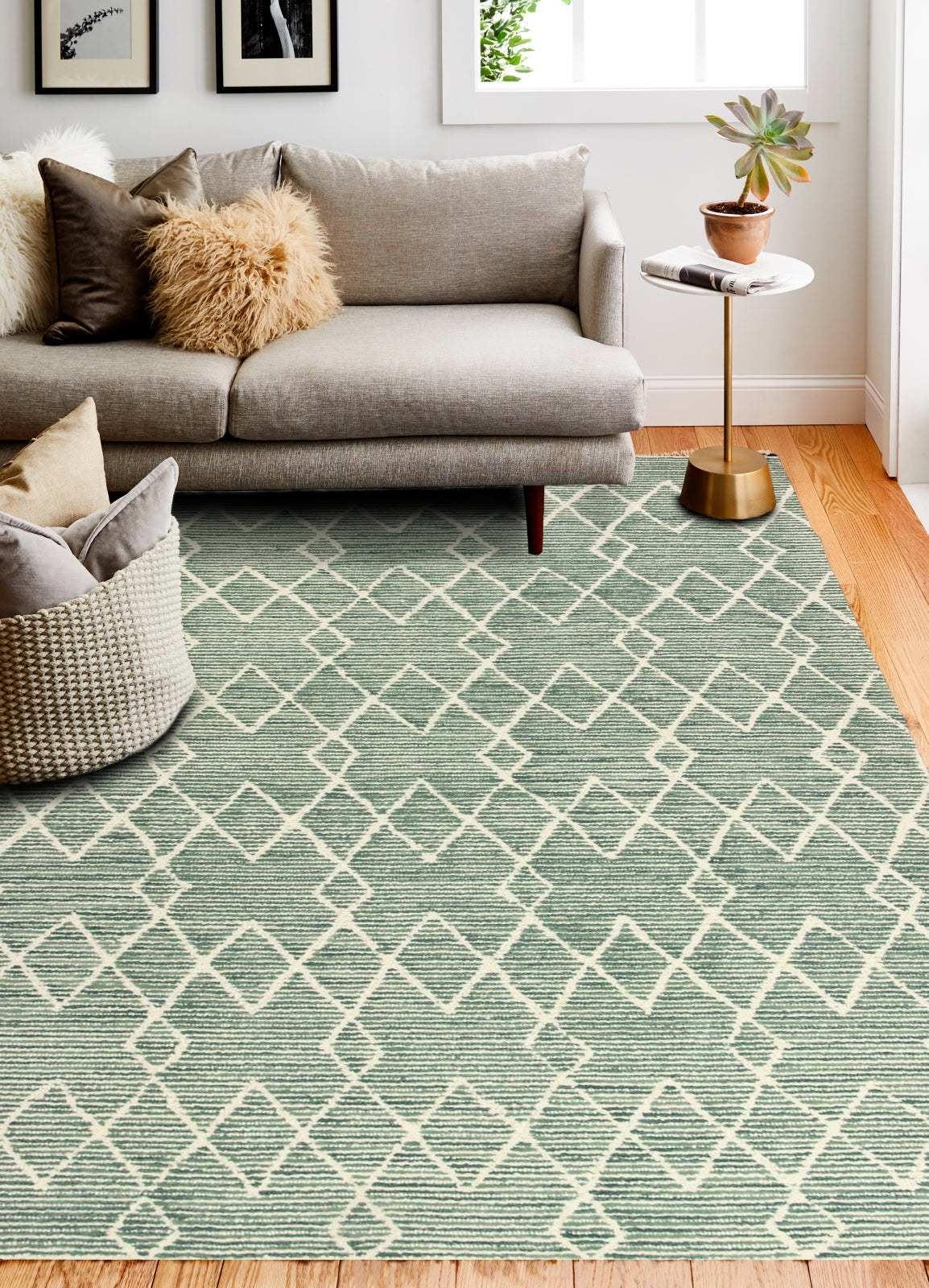 Bashian Venezia R120-CL154 Sage Area Rug – Incredible Rugs and Decor