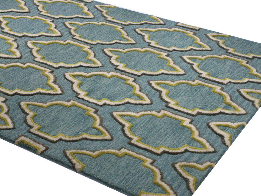 Bashian Verona R130-LC134 Aqua Area Rug – Incredible Rugs and Decor