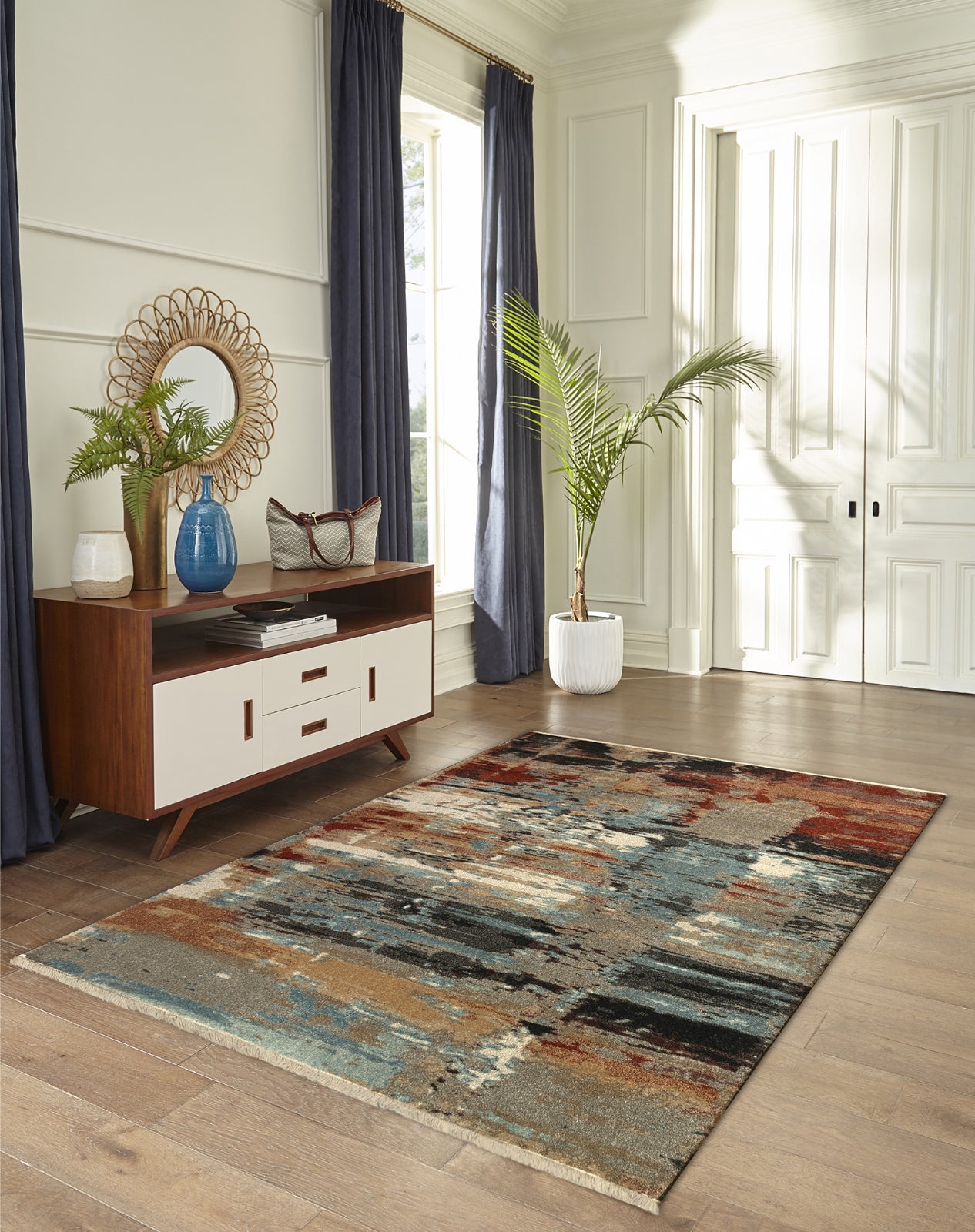 Trans Ocean Ashford 8134/44 Abstract Multi Area Rug by Liora Manne ...