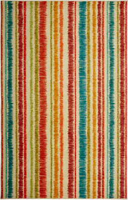 Mohawk Prismatic Spice Stripes Multi Area Rug – Incredible Rugs and Decor