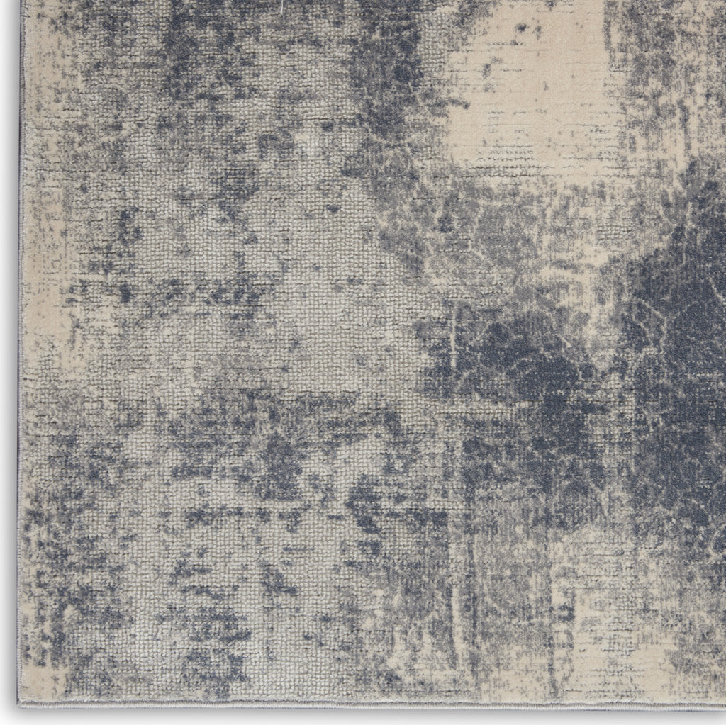 Rustic Textures RUS02 Blue/Ivory Area Rug by Nourison – Incredible Rugs ...