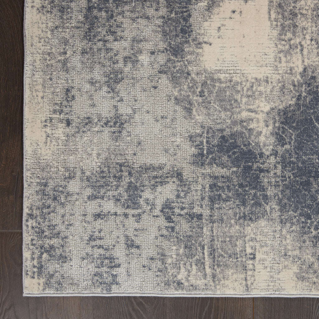 Rustic Textures RUS02 Blue/Ivory Area Rug by Nourison – Incredible Rugs ...