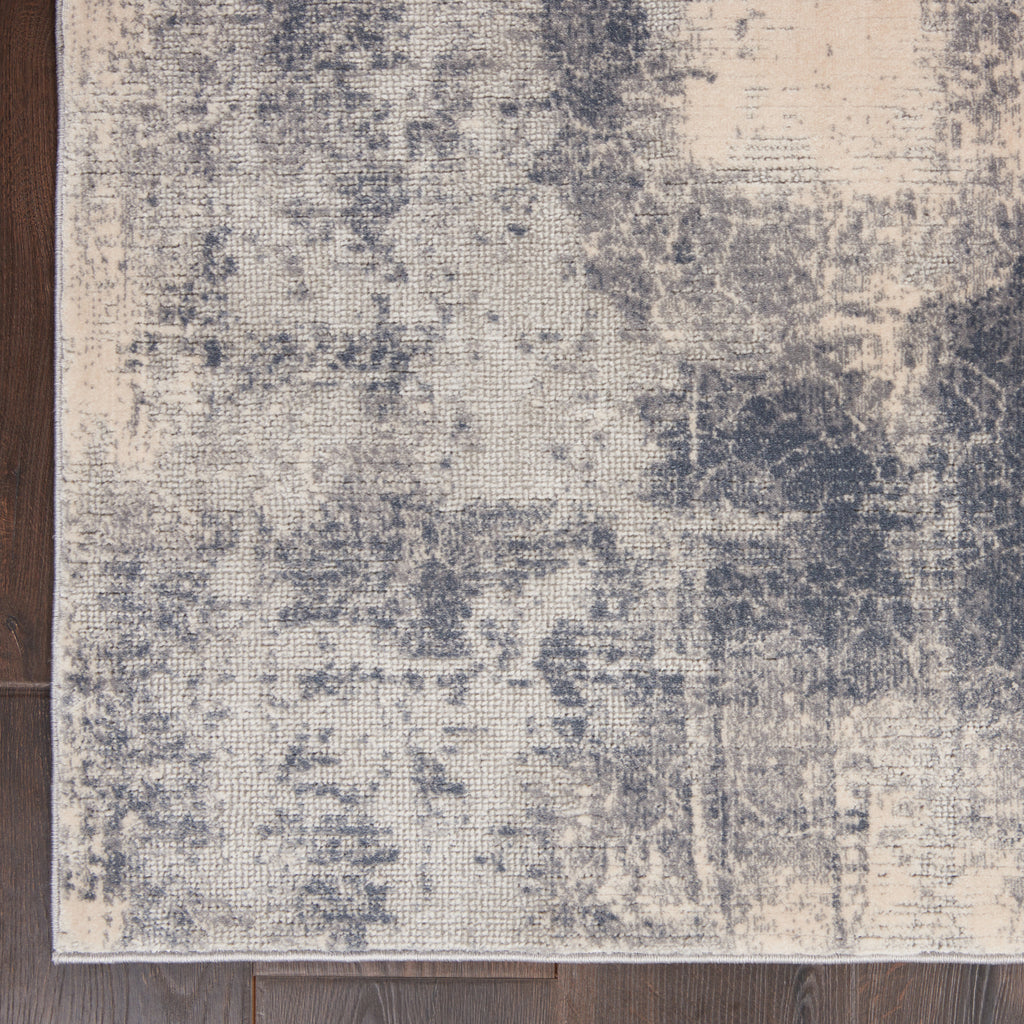 Rustic Textures RUS02 Blue/Ivory Area Rug by Nourison – Incredible Rugs ...