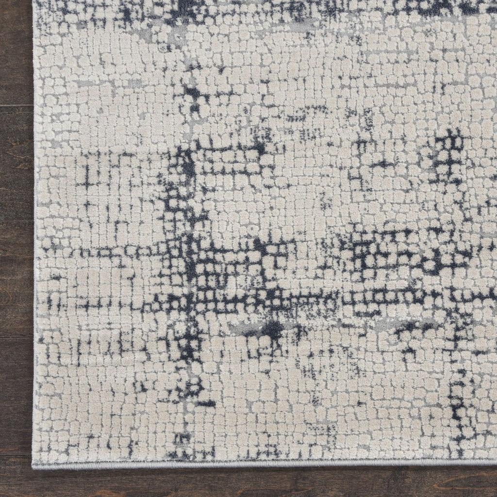 Rustic Textures RUS06 Ivory/Blue Area Rug by Nourison – Incredible Rugs ...
