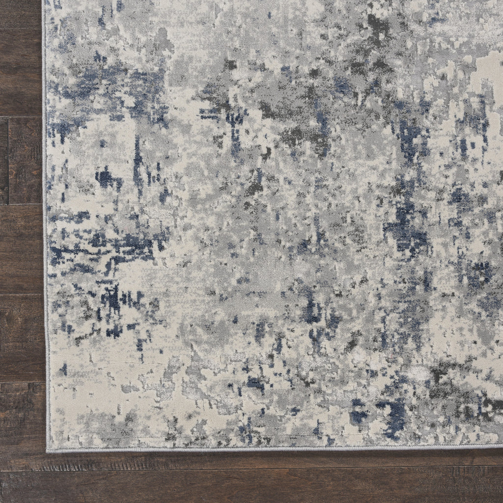 Rustic Textures RUS07 Ivory/Grey-Blue Area Rug by Nourison – Incredible ...