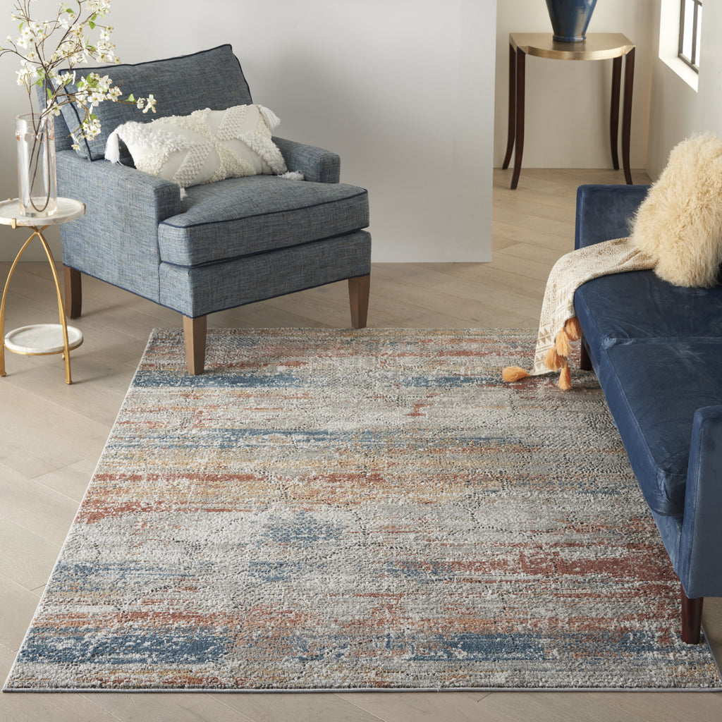 Nourison Rustic Textures RUS11 Multicolor Area Rug – Incredible Rugs ...