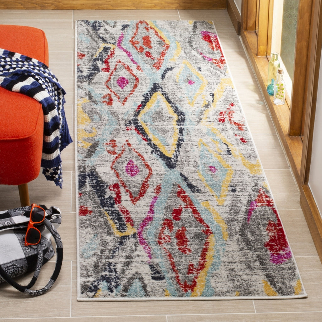 Safavieh Adirondack ADR209F Light Grey/Red Area Rug – Incredible Rugs ...