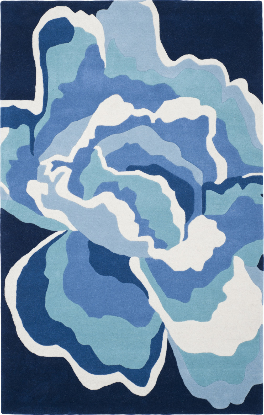 Safavieh Alr-Allure Gardenia Mediterranean Mediterranean/Blue Area Rug ...