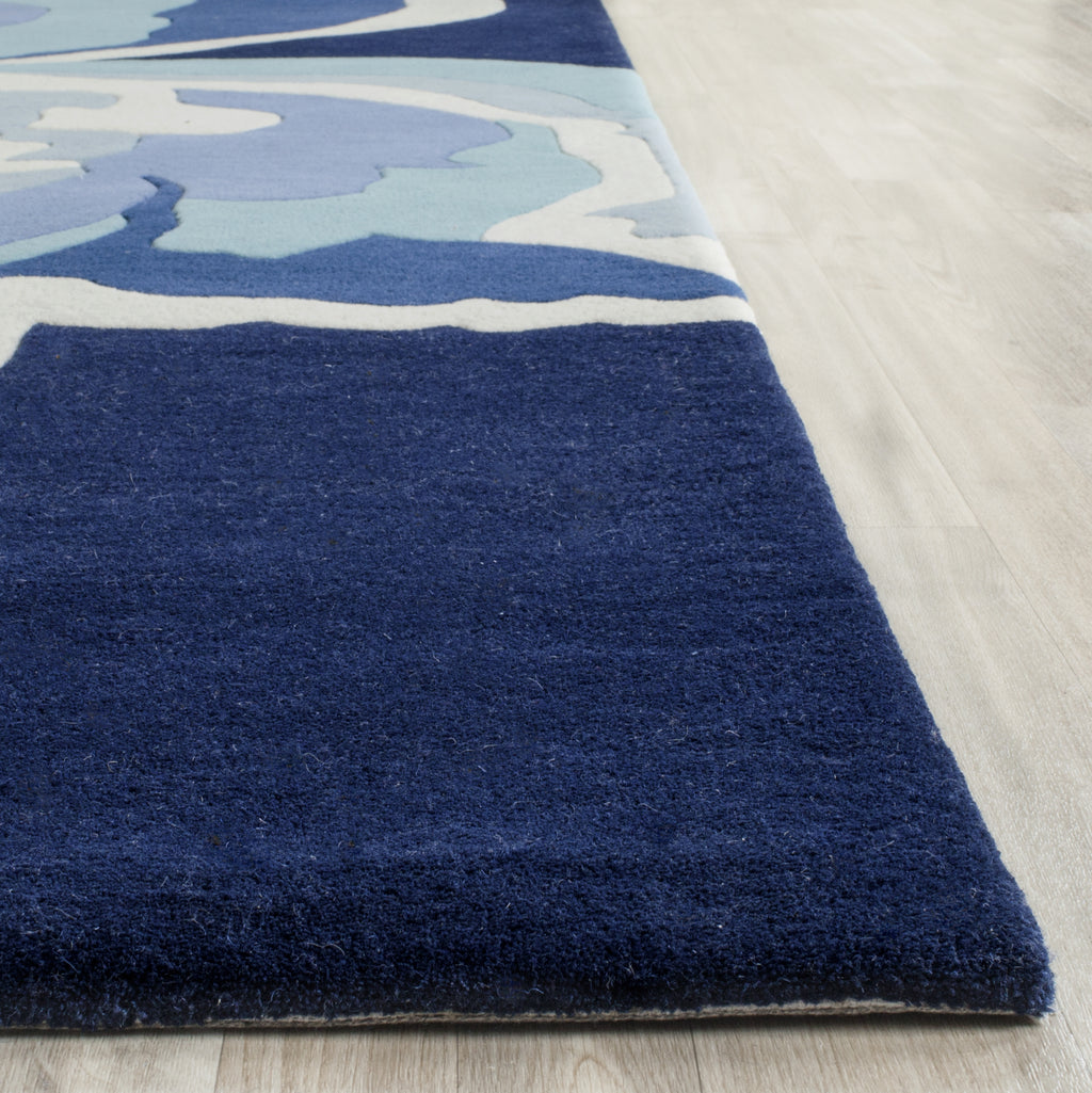 Safavieh Alr-Allure Gardenia Mediterranean Mediterranean/Blue Area Rug ...