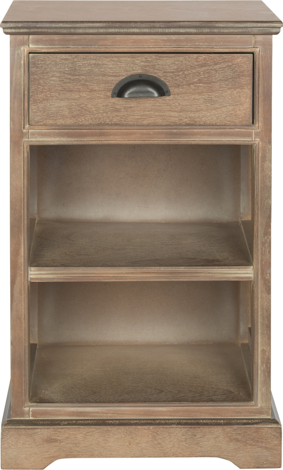 Safavieh Griffin Side Table With One Drawer Washed Natural Pine ...