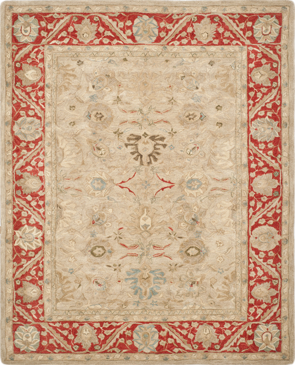 Safavieh Anatolia Katana Taupe/Red Area Rug – Incredible Rugs and Decor