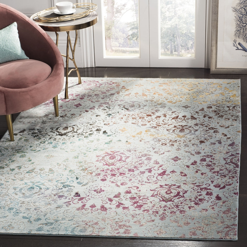 Safavieh Aria ARA172B Blue/Multi Area Rug – Incredible Rugs and Decor