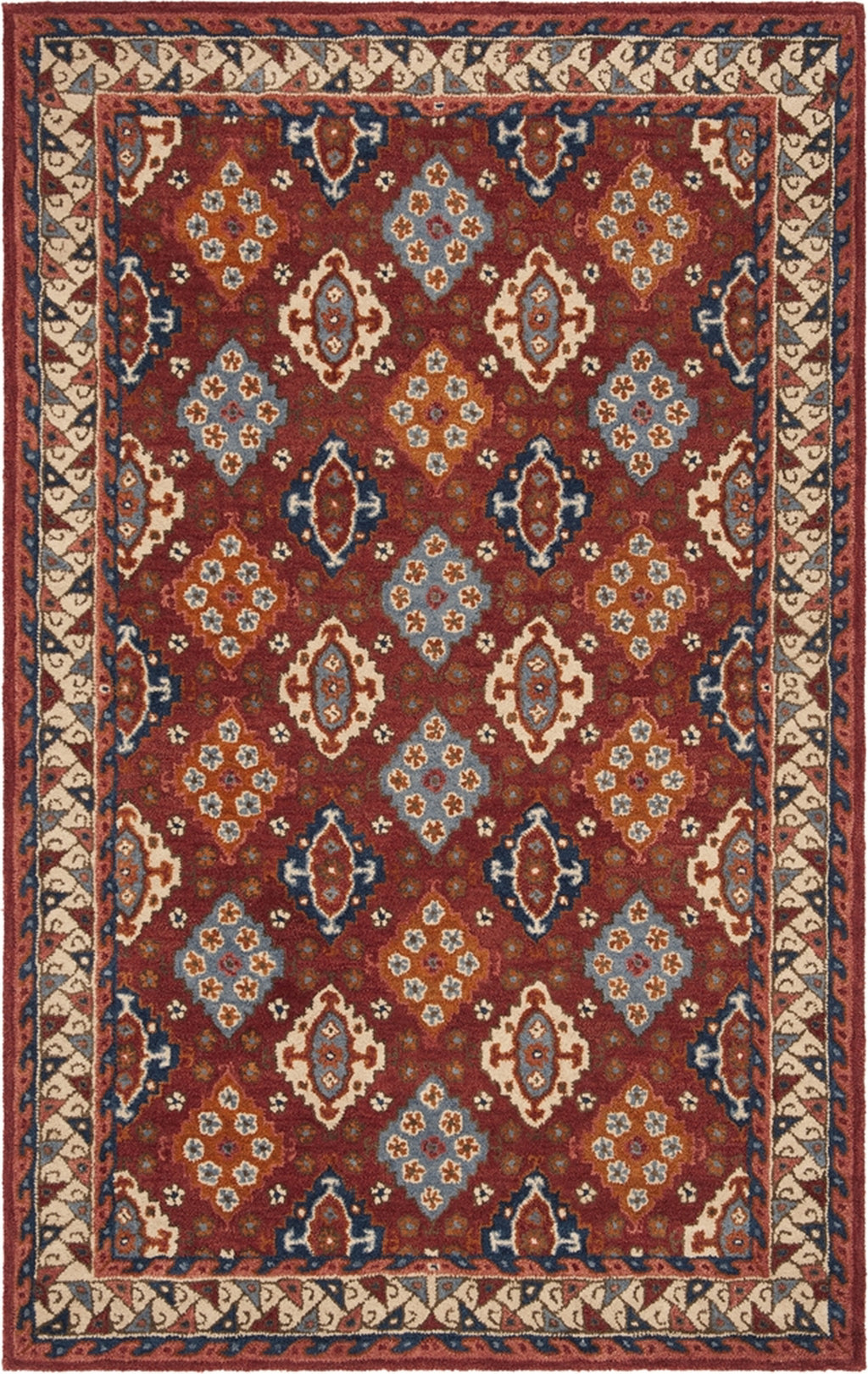 Safavieh Antiquity 509 Red/Blue Area Rug – Incredible Rugs and Decor