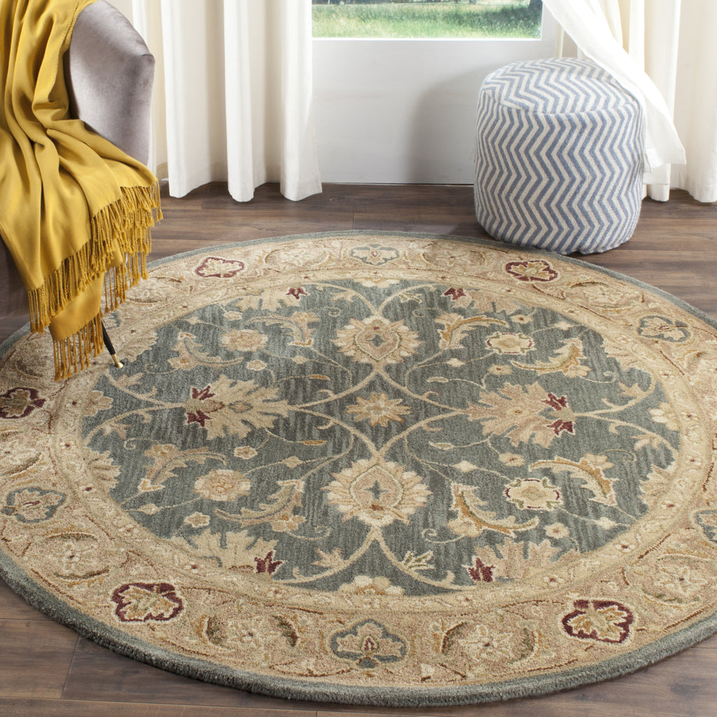 Safavieh Antiquity 849 Teal Blue/Taupe Area Rug – Incredible Rugs and Decor