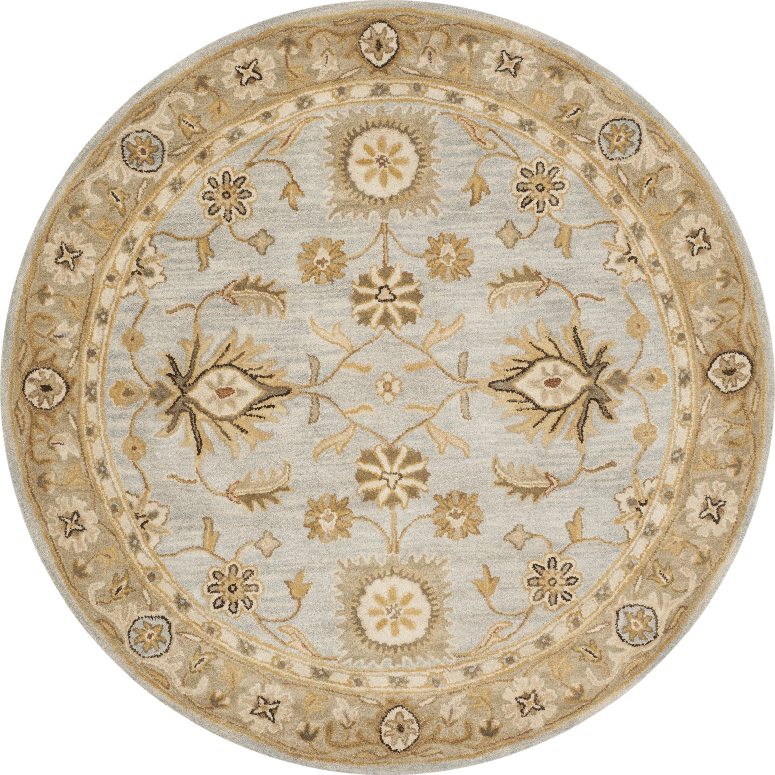 Safavieh Antiquity 856 Light Blue/Sage Area Rug – Incredible Rugs and Decor